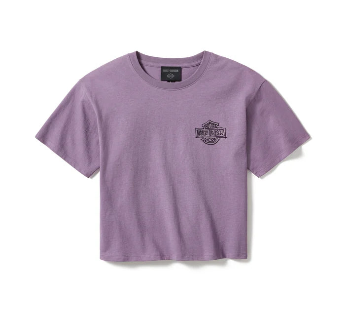 Harley-Davidson Women's Fast Willie Boxy Tee - Jam (96281-25VW/002L)