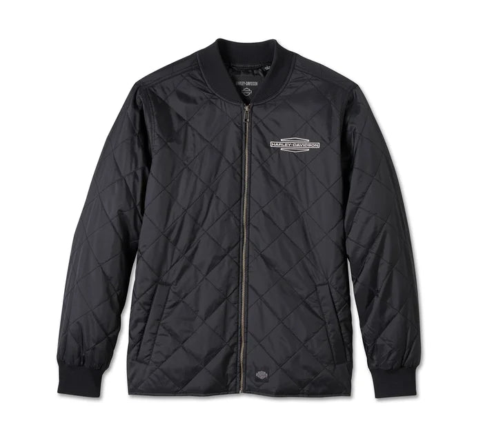 Harley-Davidson Men's Old English Stacked Bar & Shield Jacket (97400 ...