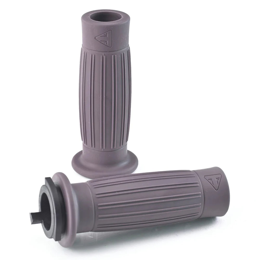 Triumph Bonneville Brown Gummy Grips 25mm (A2041444)