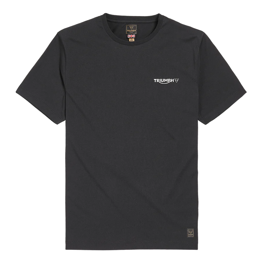 Triumph Earling Black T-shirt (MTSS22028-M)