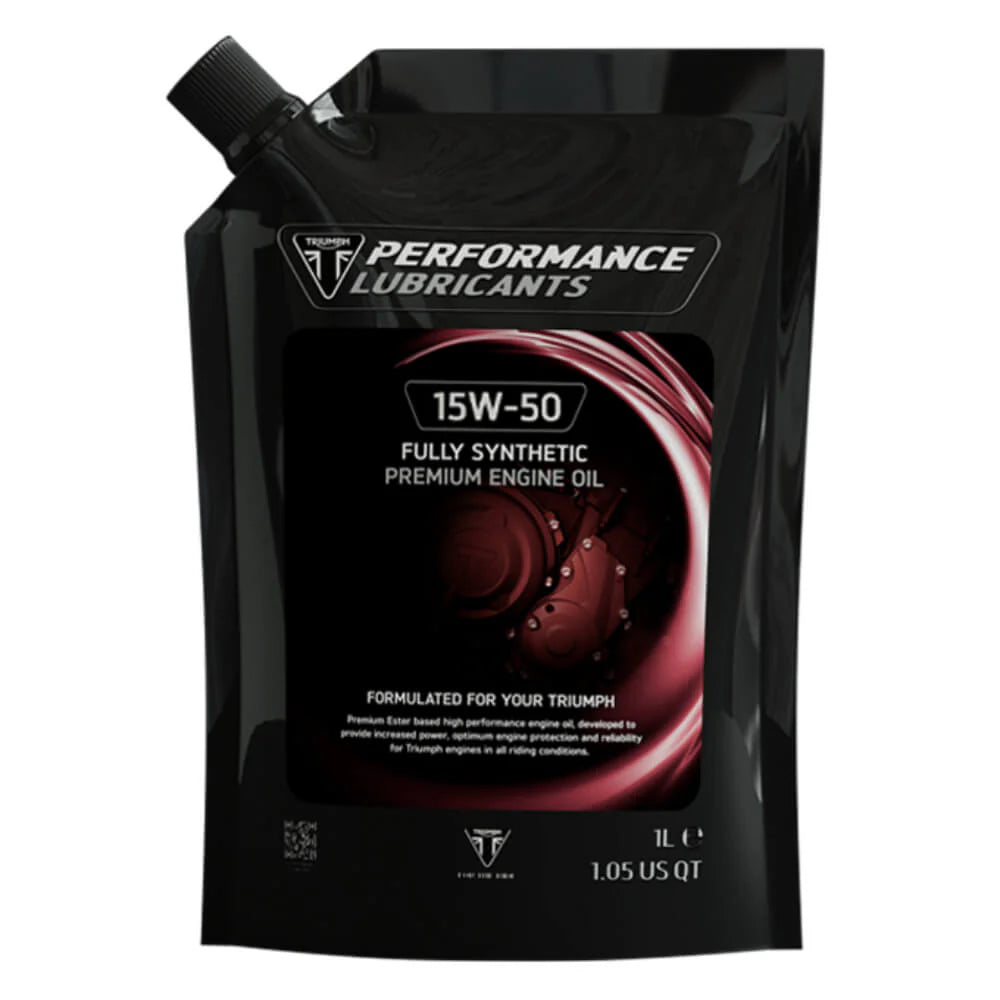 Triumph Performance Lubricants 15W/50 Fully Synthetic Oil 1L (PLFS23001 ...